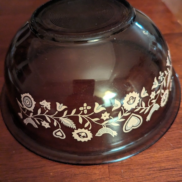 Pyrex | Kitchen | Vintage Pyrex 335 Festive Harvest Amber Smoke Tinted ...